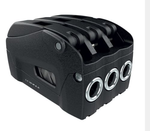 LEWAR DC2 TRIPLE AFLASTER 10-12 mm - bådudstyr til lavpris hos Marinetorvet