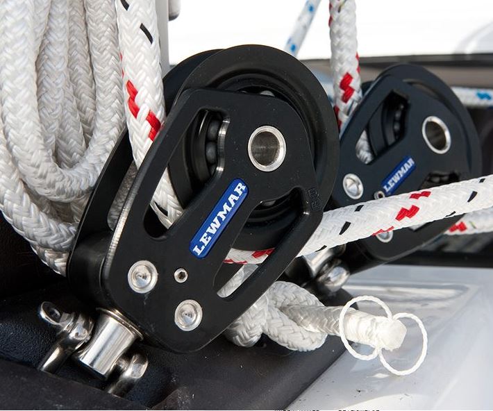 Lewmar HTX enkelt blok mastefod, HTX 72 fallblok - bådudstyr til ...