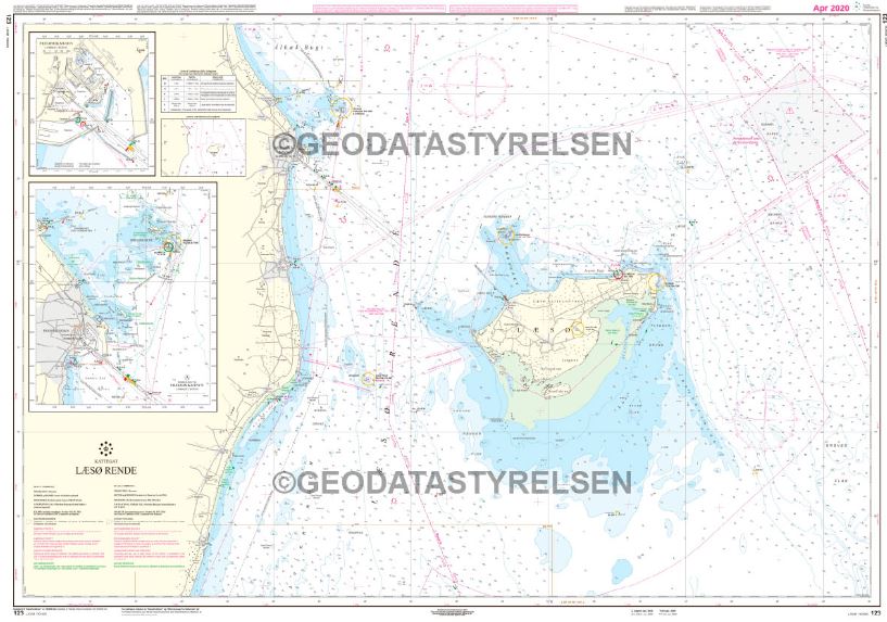 Søkort 123 Kattegat, Læsø rende 1:100000 - bådudstyr til lavpris hos ...