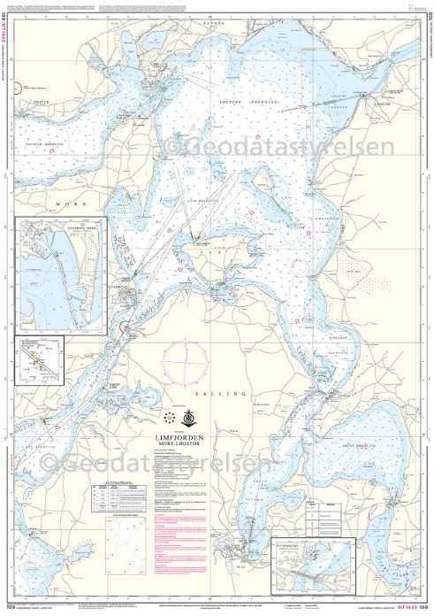Søkort 109 Limfjorden, Mors - Løgstør 1:65000 - bådudstyr til lavpris ...