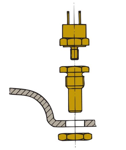 Vetus udstødningstemperatur alarm